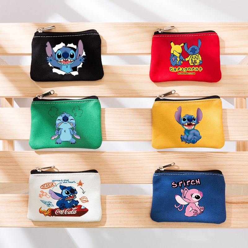 Stitch Coin Purse Student Gift Fashion Key Bag Coin Holder Mini Canvas ...