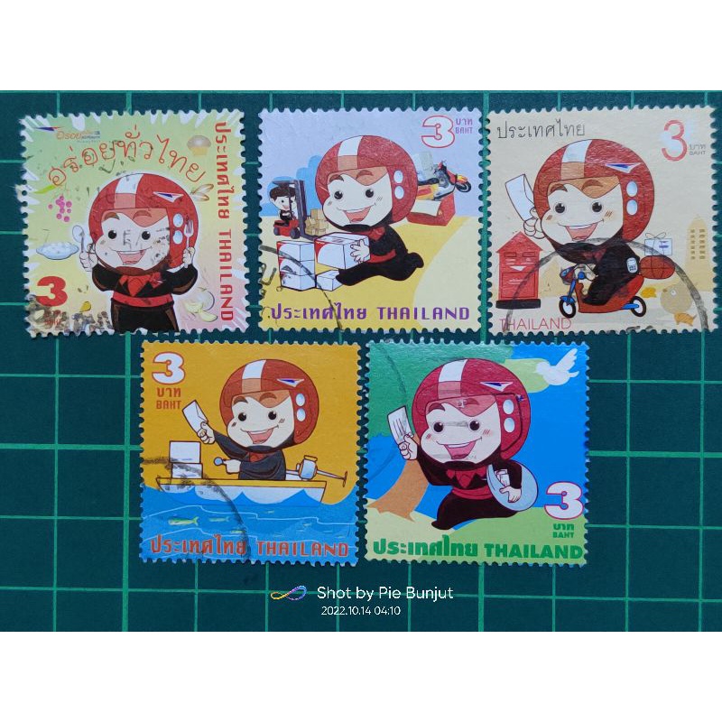 Thailand stamps. USED. postman mix year | Shopee Malaysia