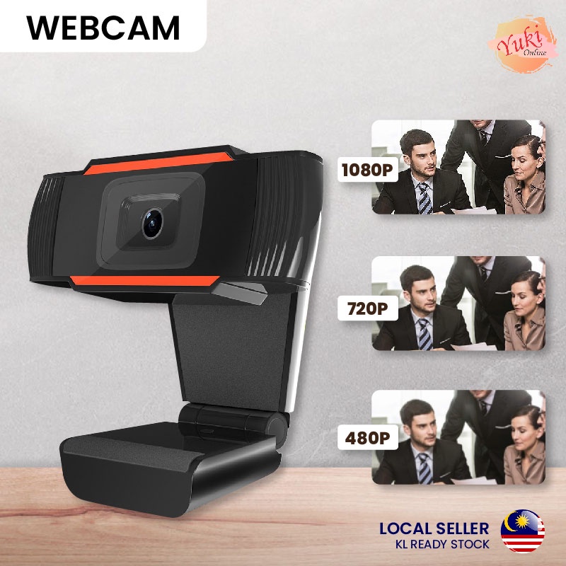 HD Webcam USB 2.0 PC Web Camera Widescreen Video With Microphone for ...