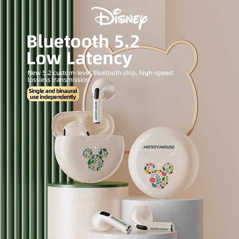 Disney PRO 6 Wireless Earphones Headphones Bluetooth 5.2 HD Call with ...