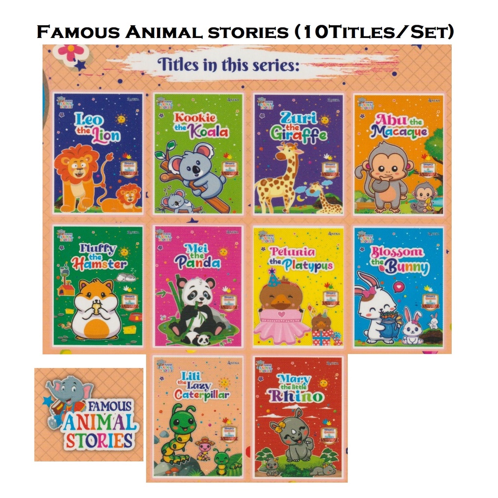 FAMOUS ANIMAL STORIES (10 titles/Set) | Shopee Malaysia