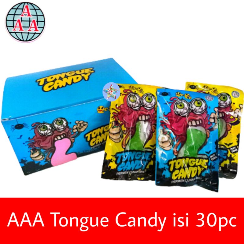 Tongue candy jelly Tongue candy jelly Tongue candy 30pc/box | Shopee ...