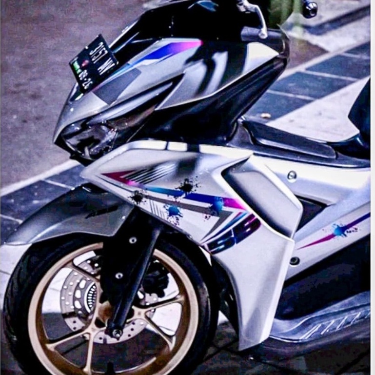 New AEROX STICKER STRIPING 155 NVX TRANSPARENT RAINBOW | Shopee Malaysia