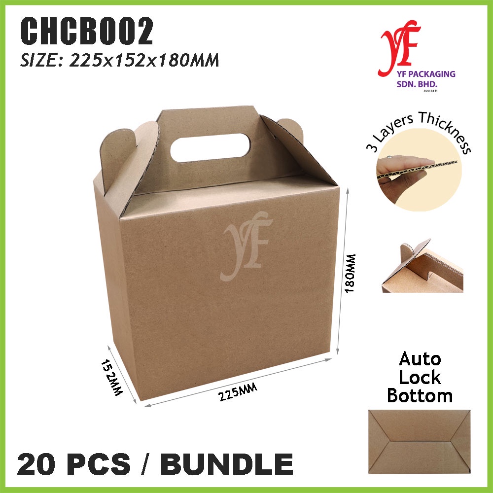 Carry Handle Corrugated Board Folding Box Carton Box Packing Packaging ...