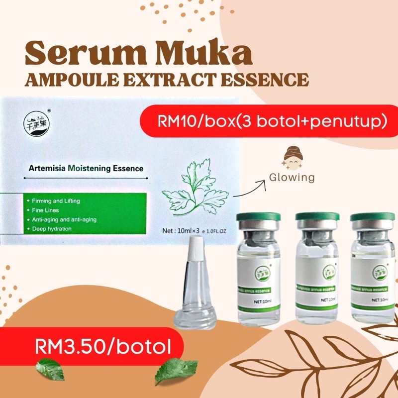 Serum muka Korea Ampoule Essence Whitening dan Tightening Serum Jeragat ...