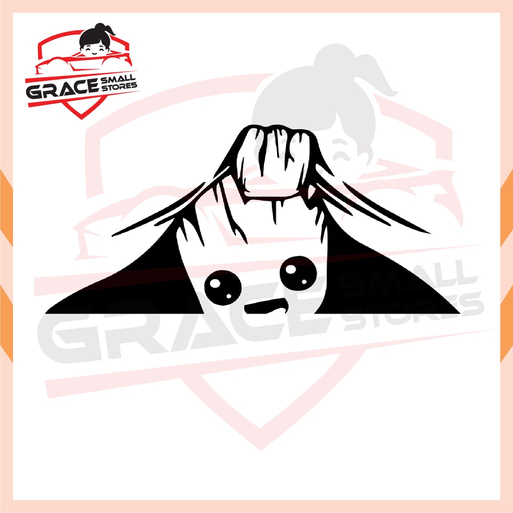 Peeking Groot Car Sticker Kereta Sticker Marvels | Shopee Malaysia
