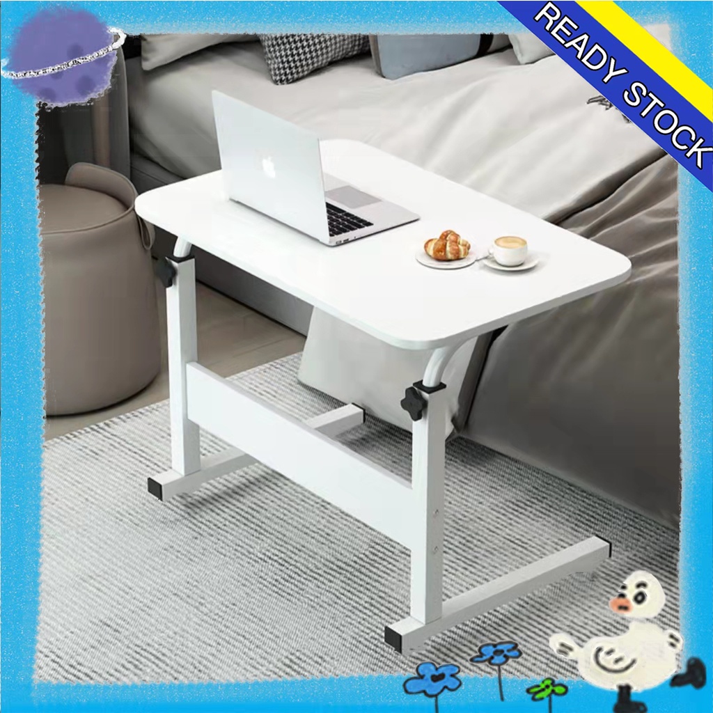Laptop Table Computer Table Adjustable Table with Wheels Study Table ...