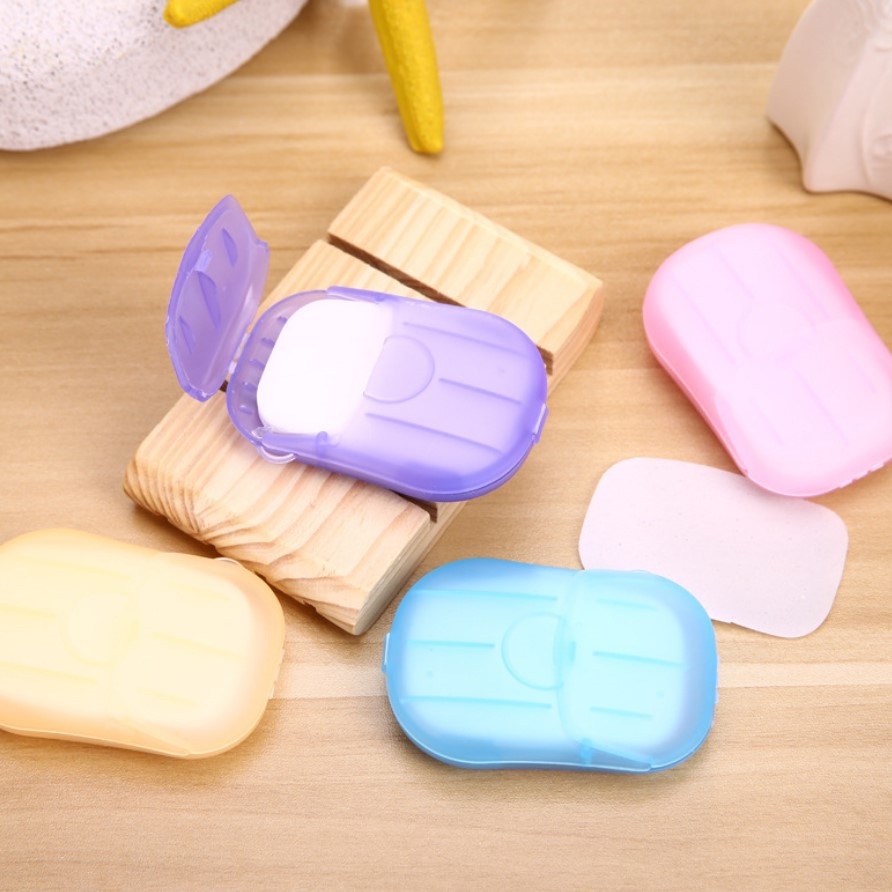 Portable Soap Paper Disposable Hand Washing Soap Piece Mini Soap Tablet ...