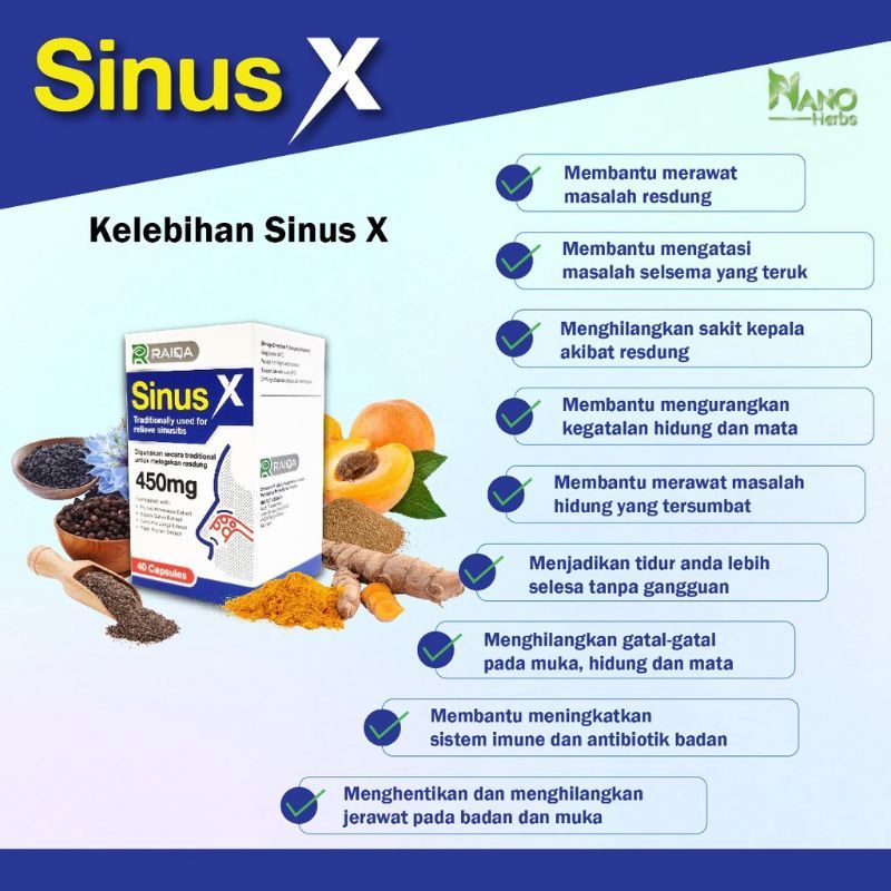 PROMOSI‼️ NANO HERB SINUS X ATASI MASALAH RESDUNG DISAHKAN 💯% ORIGINAL ...