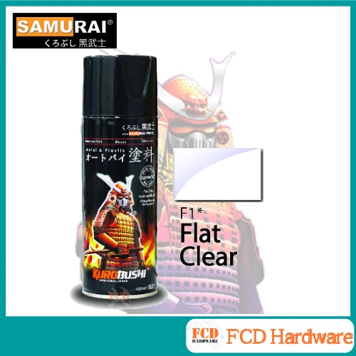 SAMURAI F1 Flat Clear CLEAR LACQUER 🔥 Clear Mati 🔥 Matt Clear 🔥 Matte ...