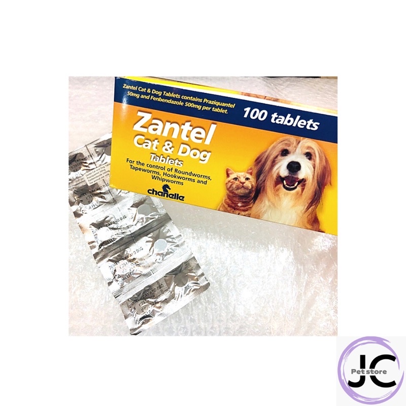 Ready Stock🔥 Zantel Cats & Dogs 1Biji / 1Tablet | Shopee Malaysia