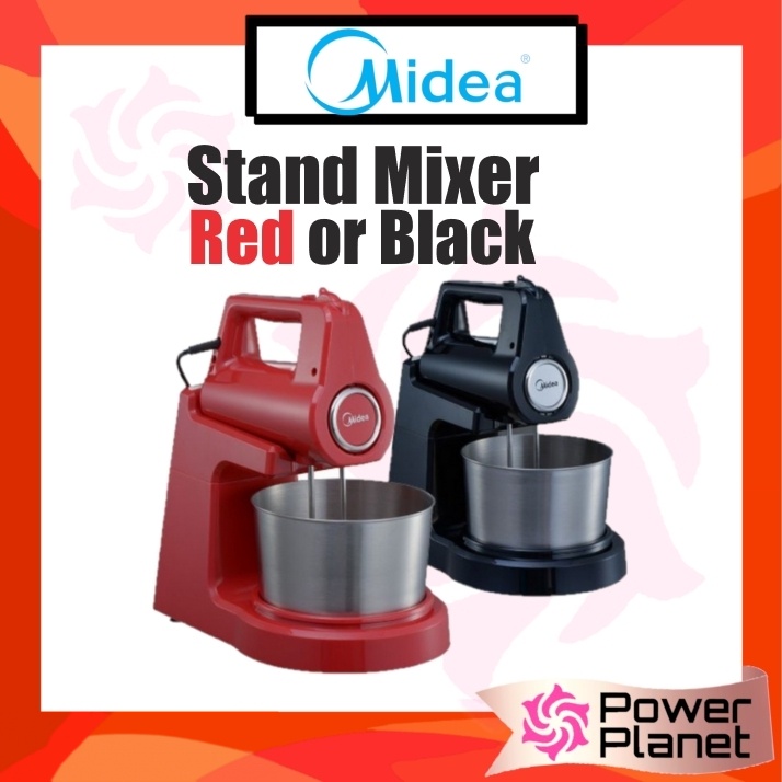 Midea Cake Mixer SM0293 Stand Mixer 400W [5 Speed Settings] Black or ...