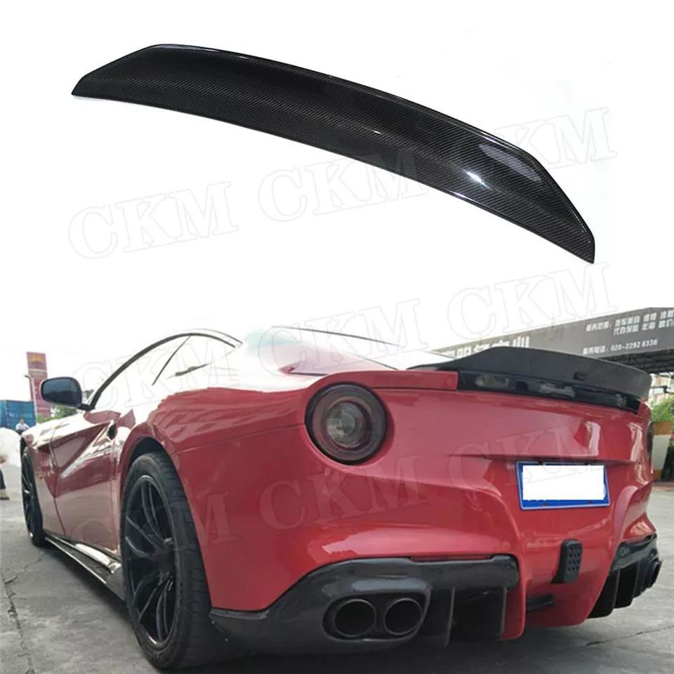Carbon Fiber Rear Spoiler Trunk Wings Case for Ferrari F12 Berlinetta ...