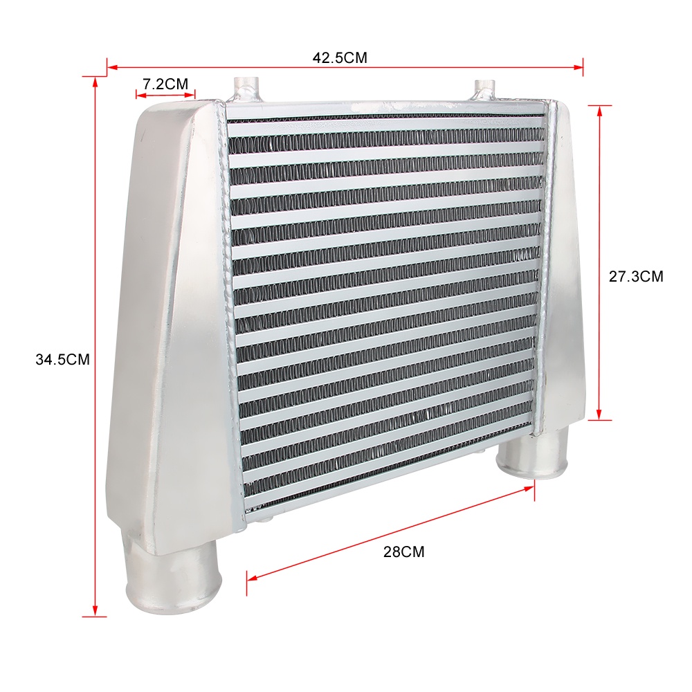 Universal Intercooler 345x280x76mm, Intercooler Modified Turbo Radiator ...