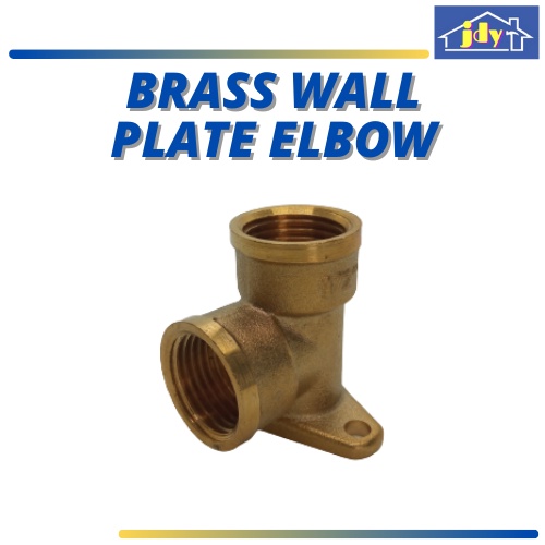 Sono Brass Wall Plate Elbow Female to Female F/F 15mm 1/2" | Shopee ...