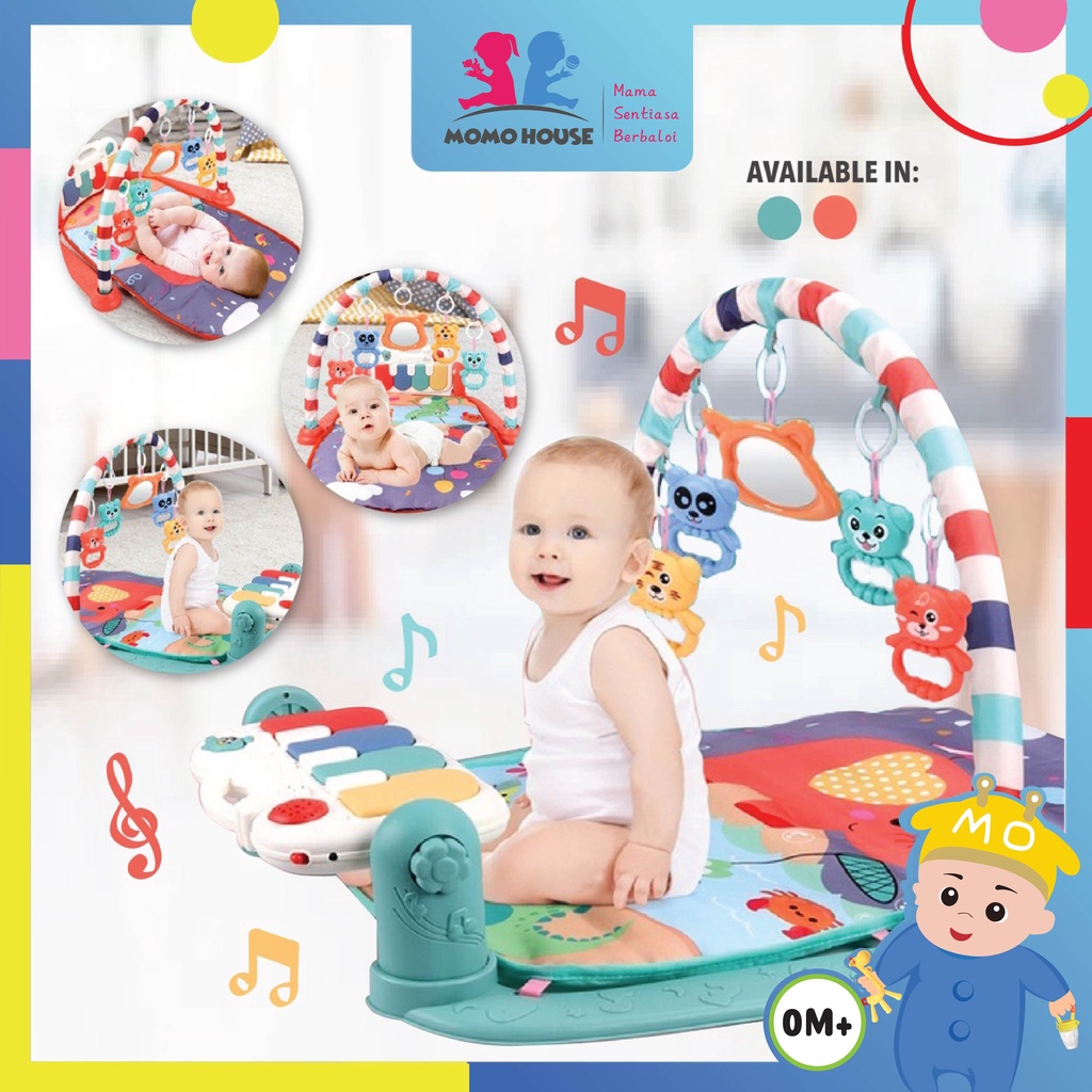 Baby Toys Colourful Musical Play Gym Playgym Play Mat Playmat | Shopee ...