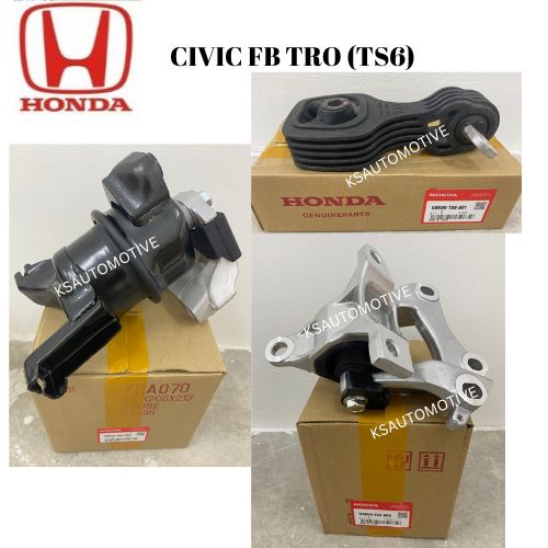 ORIGINAL HONDA CIVIC FB TRO (TS6) 2013-2016 ENGINE MOUNTING SET 50820 ...