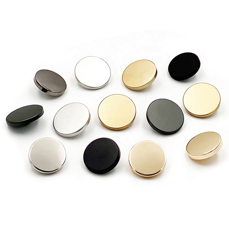 10 Pieces Simple Fashionable Metal Buttons For Clothing Sewing Golden ...