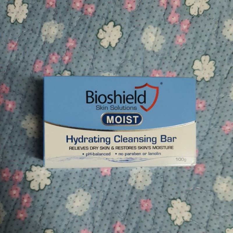 Bioshield Moist Hydrating Cleansing Bar 100g (Expiry Date:07/2025 ...