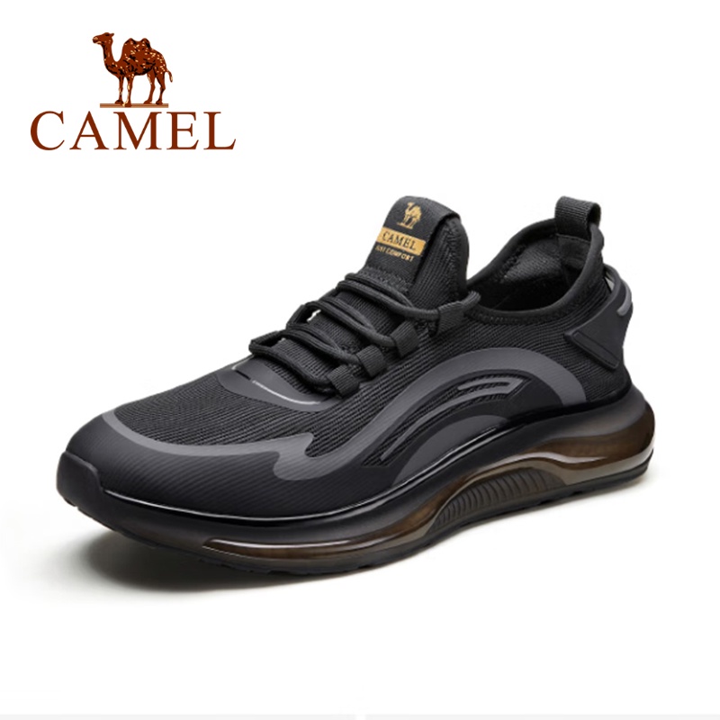 CAMEL men's shoes breathable flying woven mesh running shoes sneakers ...