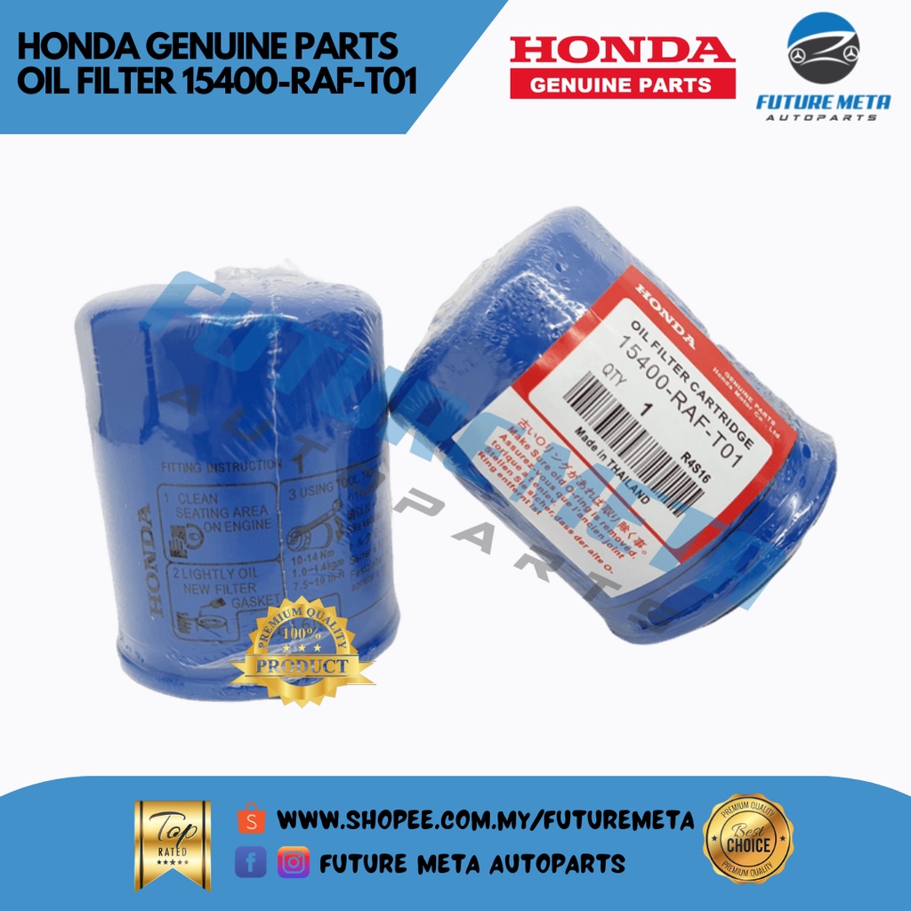 🔥 HONDA Genuine Oil Filter 15400-RAF-T01 🔥 *All Honda Car Model* 💯 ...