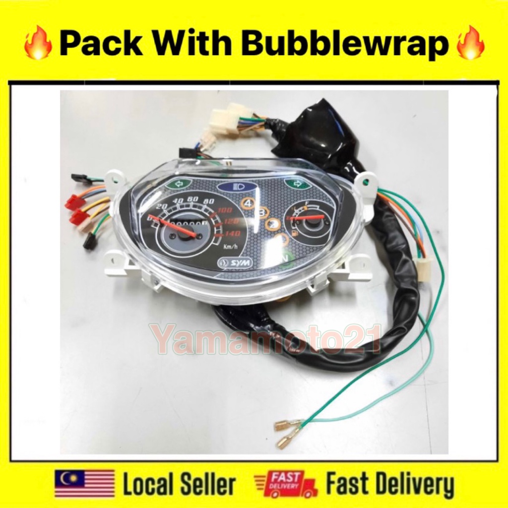 SYM SPORT BONUS METER ASSY / SPEEDOMETER SPEEDO SPEED METER MITER SET ...