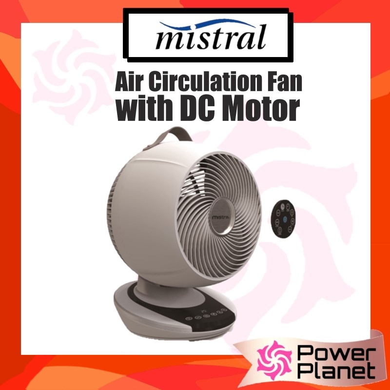 Mistral Table Fan MACD1001 10 Air Circulation Fan with DC Motor ...