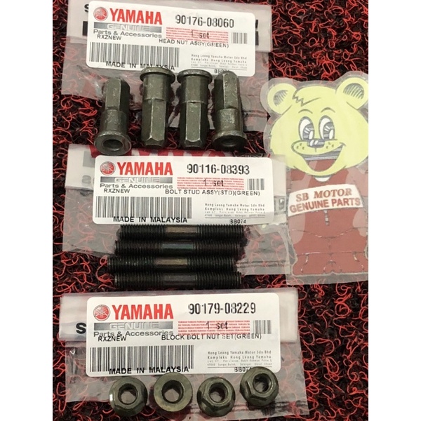 SKRU NUT BATANG BLOCK YAMAHA Y100 Y110 SS2 RXZ Y125Z HEAD BLOCK BOLT ...