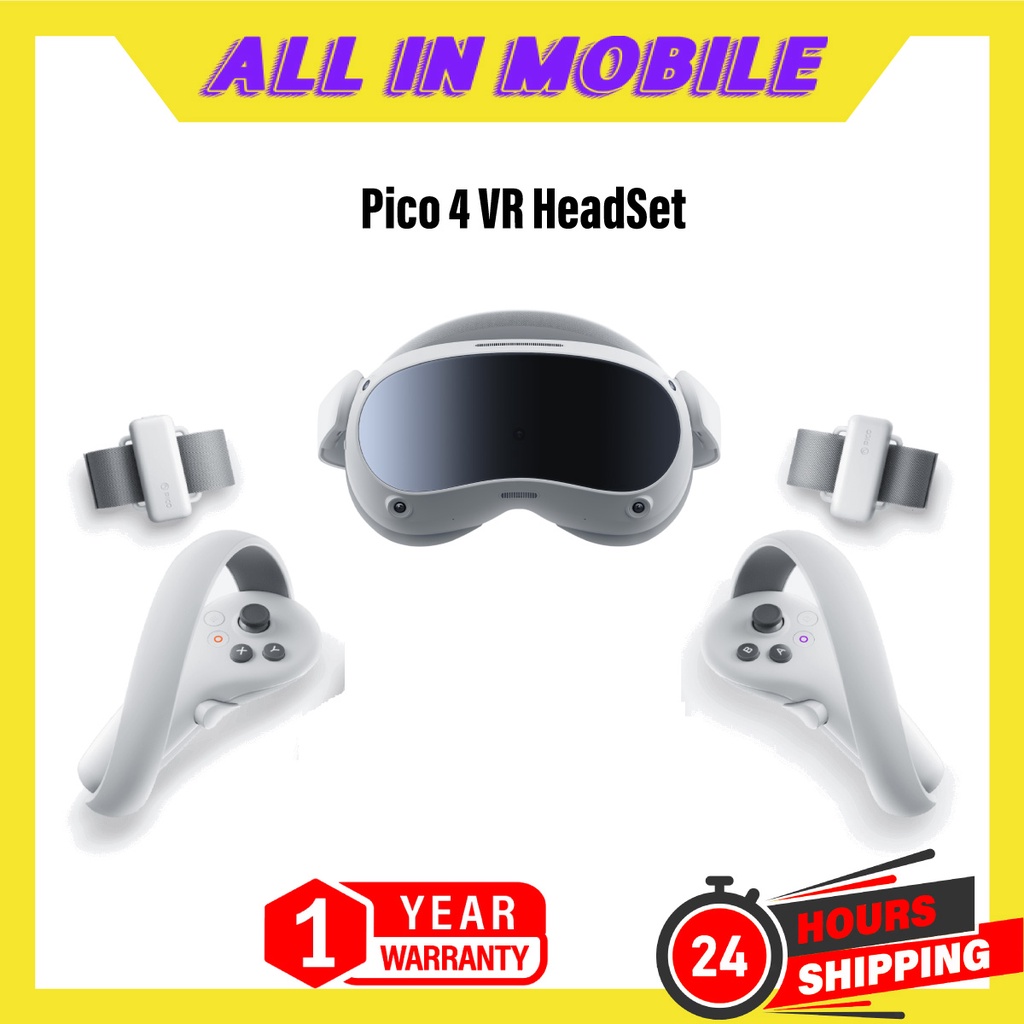 PICO 4 VR HeadSet [4K Display | 90Hz Refresh Rate | 6DoF spatial] - 1 Year Warranty | Shopee ...