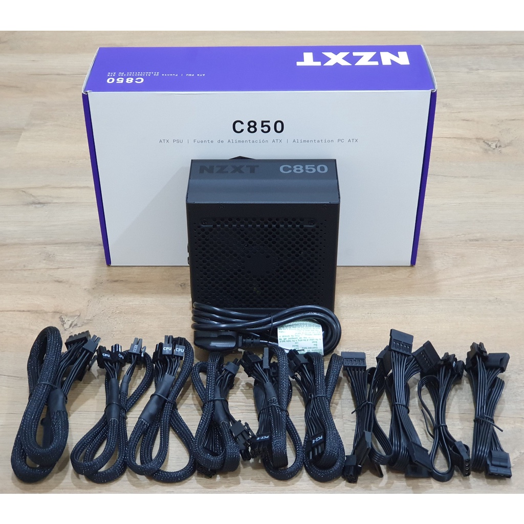 NZXT PSU C650 / C750 / C850 / C1000 ATX MODULAR 80PLUS 80+ GOLD GAMING ...