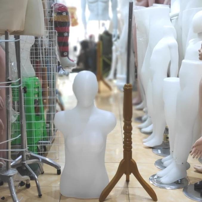 KAYU Clear Alien Female Torso Mannequin Statue+Wooden Legs (1Set ...