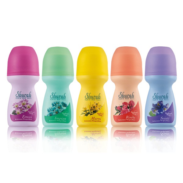 Shurah Deodorant Roll On / Deodoran Wangi 30ml | Shopee Malaysia