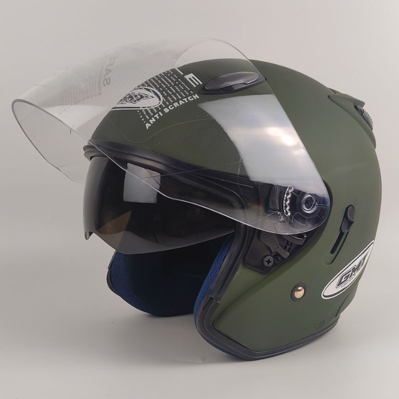 Original GMT Double Visor helmet/ Original Half Face Helmet/ Double ...