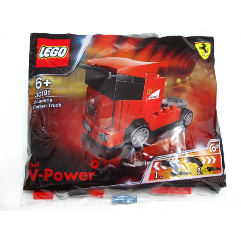 [NS] LEGO 30191 Scuderia Ferrari Truck V-POWER | Shopee Malaysia