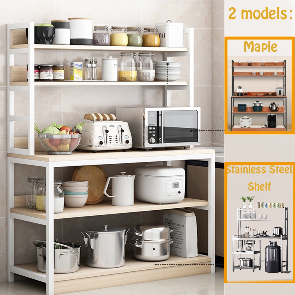 Kabinet Dapur Gantung Kitchen Cabinet Meja makan dapur Rack Rak Storage ...