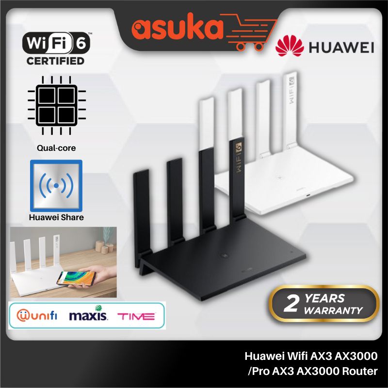 Huawei Wifi AX3 AX3000 Dual Band Gigabit Wi-Fi 6 Router/Huawei Wifi AX3 ... Huawei Wifi AX3 AX3000 Dual Band Gigabit Wi-Fi 6 Router/Huawei Wifi AX3 ...