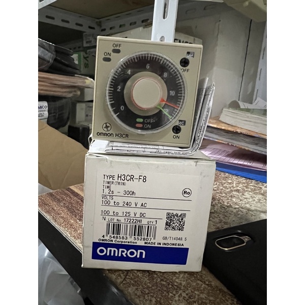 TWIN TIMER OMRON H3CR-F8 100-240VAC ORIGINAL | Shopee Malaysia