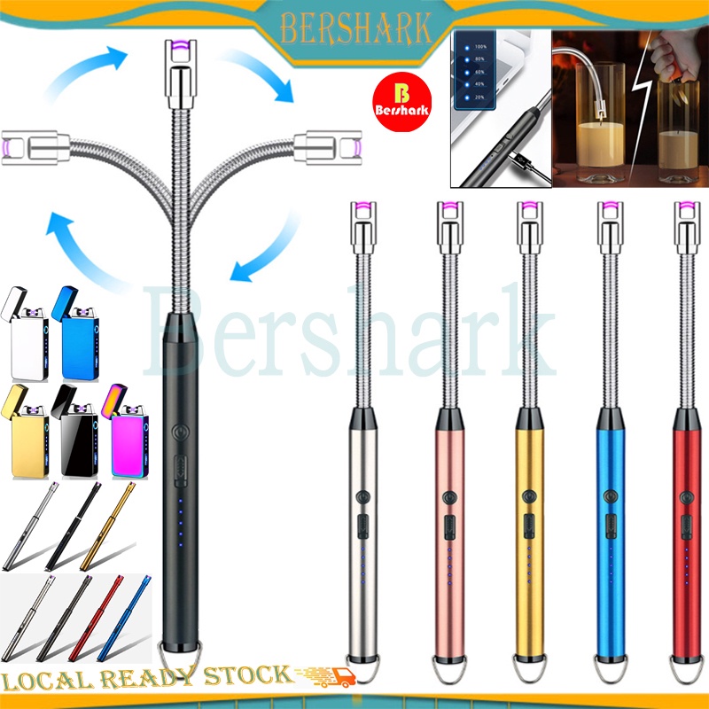 Candle Lighter Kitchen Lighter Pemetik Api Electronic Plasma Windproof ...