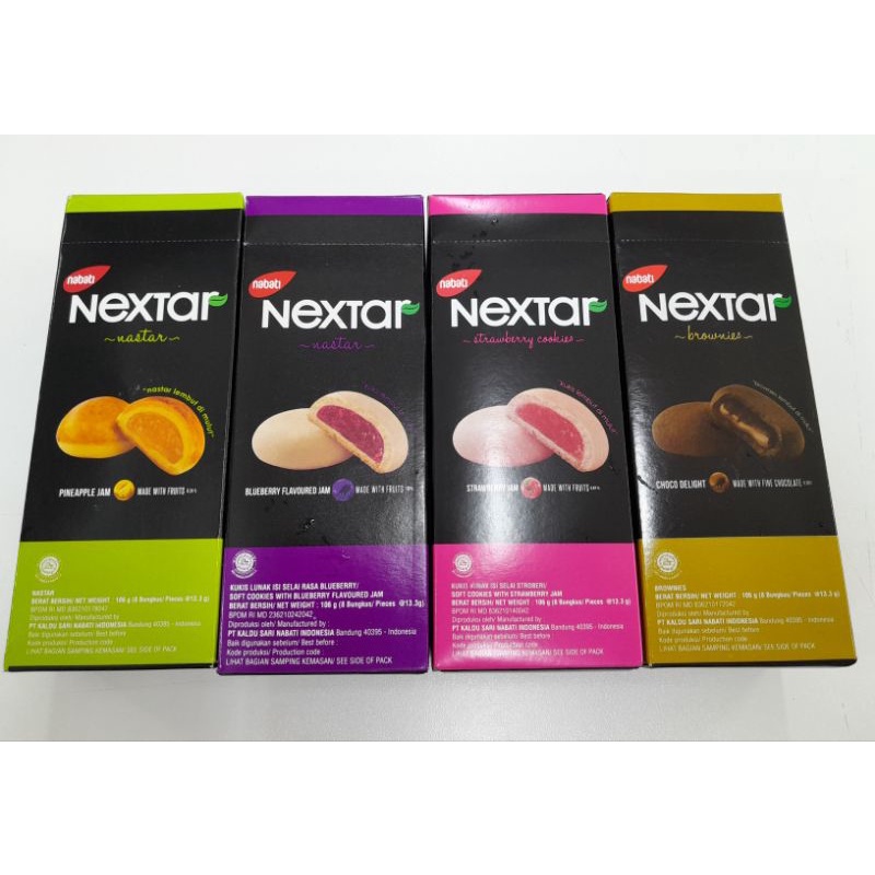 NABATI NEXTAR CHCOLATE/FRUIT JAMMED COOKIES (106G) (8PACKETS) | Shopee ...