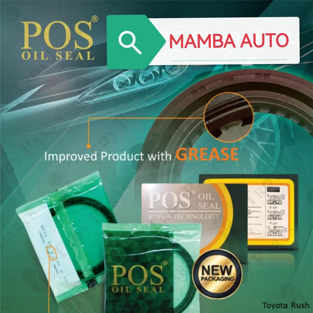 POS FLY WHEEL OIL SEAL PERODUA KANCIL 660,850,KELISA,KENARI,VIVA [VITON ...