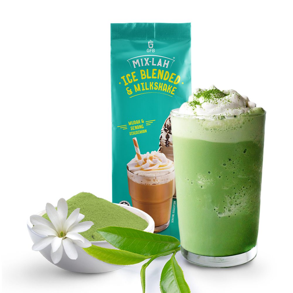 Thai Green Tea ICE BLENDED & MILKSHAKES GREEN TEA POWDER 1KG | GFB (MIX ...