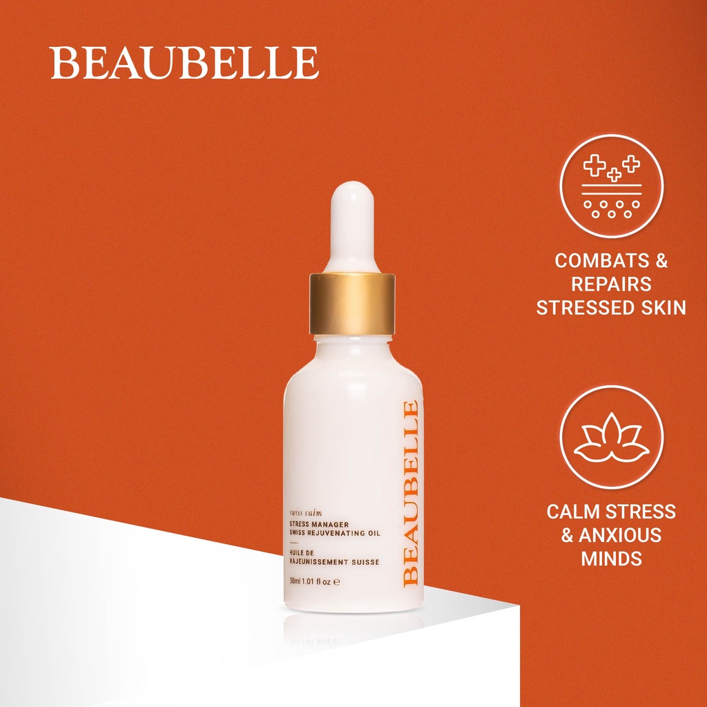 BEAUBELLE Stress Manager Swiss Rejuvenating Oil Facial Oil Great for ...