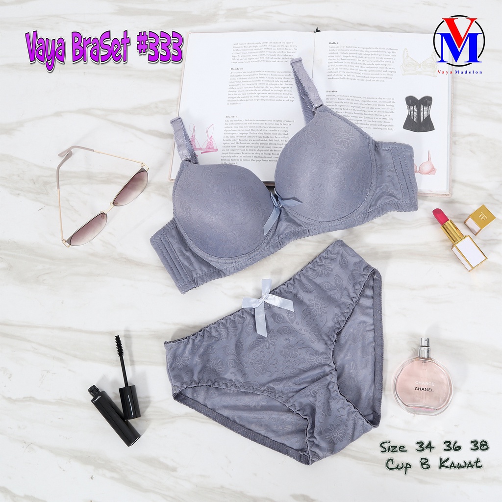 Vaya Bra Set Has Wire Art 333 | Shopee Malaysia