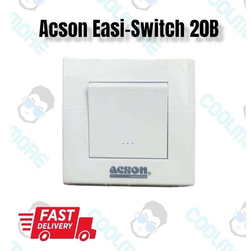 Acson Easi-Switch 20B Double Pole Switch with Neon 20A | Shopee Malaysia