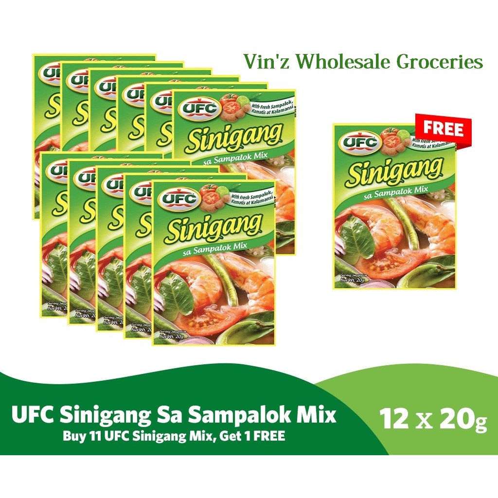 UFC Sinigang Sa Sampalok Mix 20g. (12+1 FREE ) | Shopee Malaysia