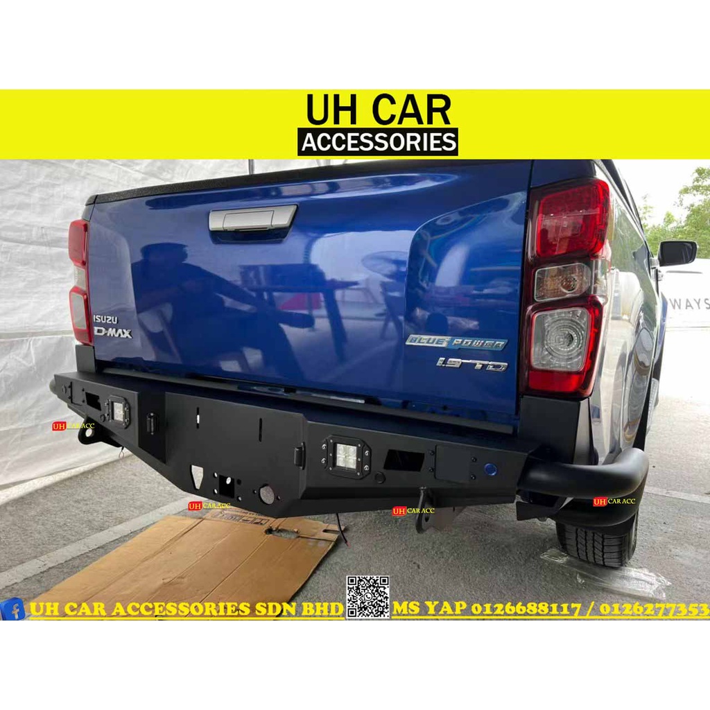 ISUZU DMAX D-MAX 2020 2021 2022 FORCE HY01 REAR BUMPER BULL BAR ...