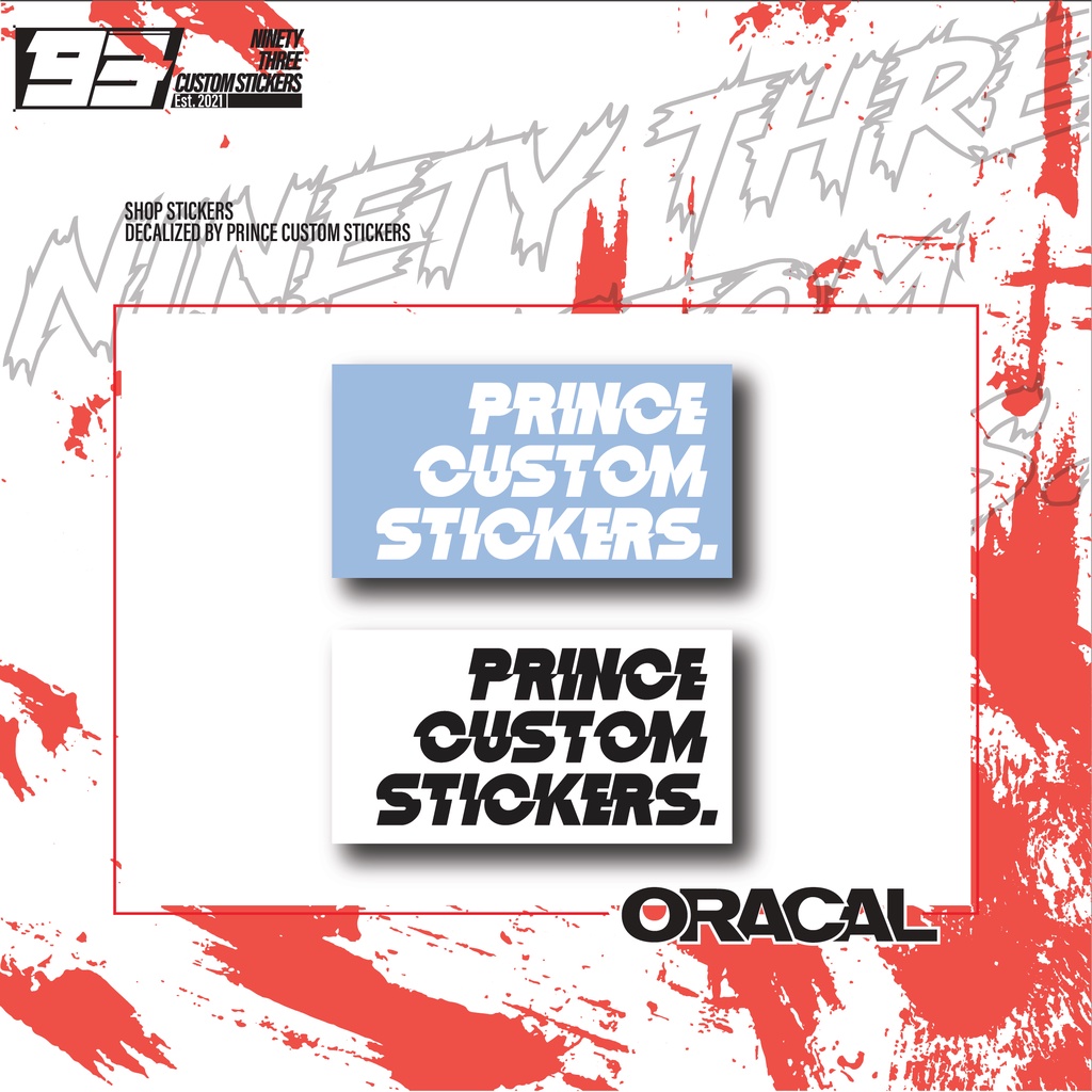 [[SHOP STICKER ]] CAR DECAL AUTOMOTIVE DIE-CUT VINYL STICKER | Shopee ...