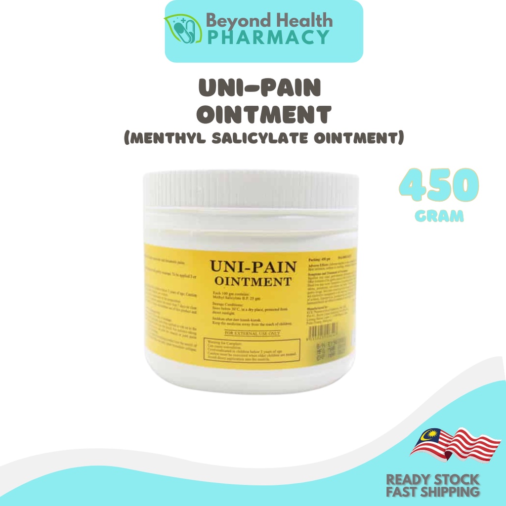 Uni-Pain Ointment 450gm Methyl Salicylate | Shopee Malaysia