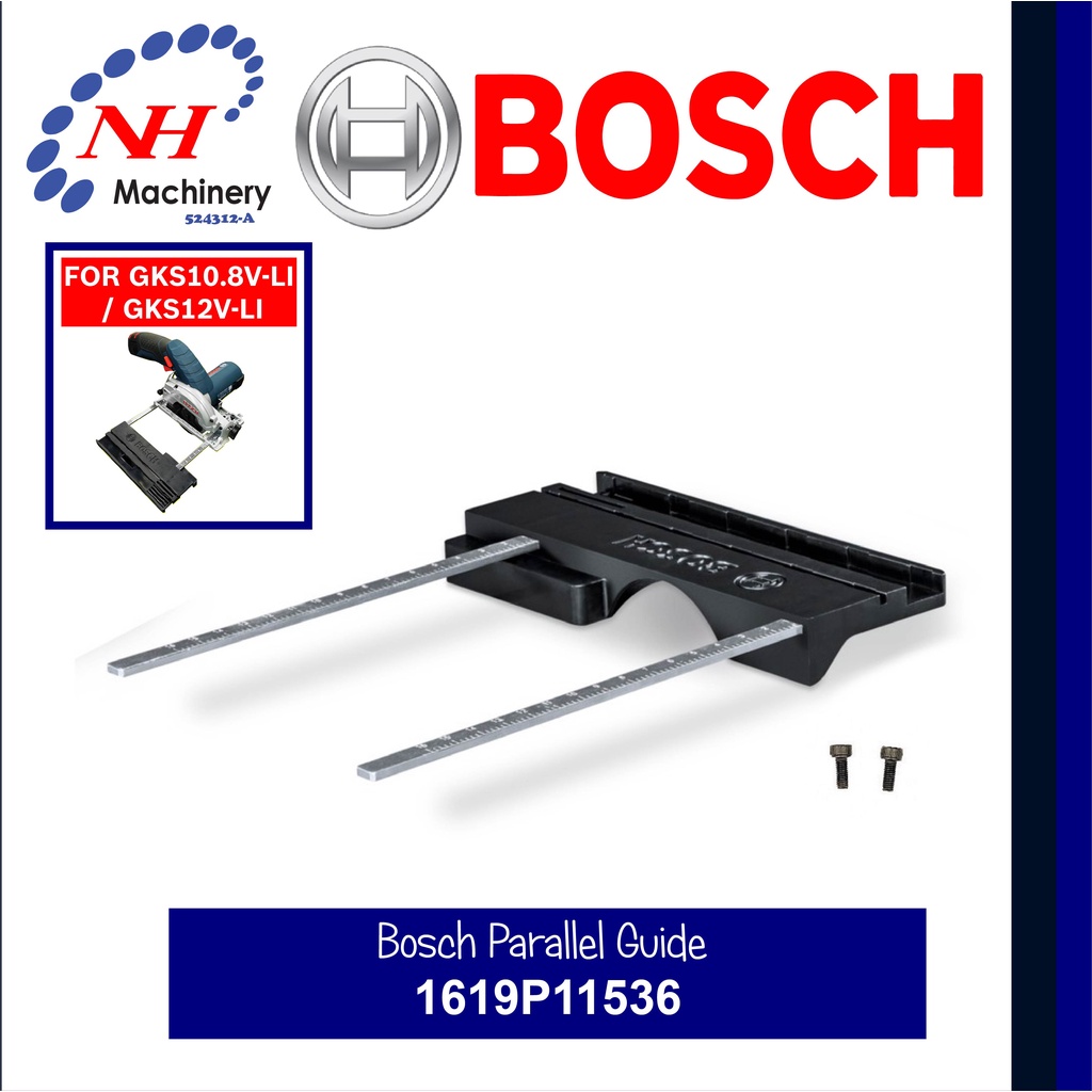 Bosch 1619P11536 - Parallel Guide for GKS10.8V-LI / GKS12V-LI | Shopee ...