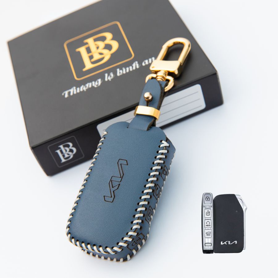 [ Bb ] Leather Key Case for Kia K3 2021-2024, K5, Sorento 2022-2024 ...